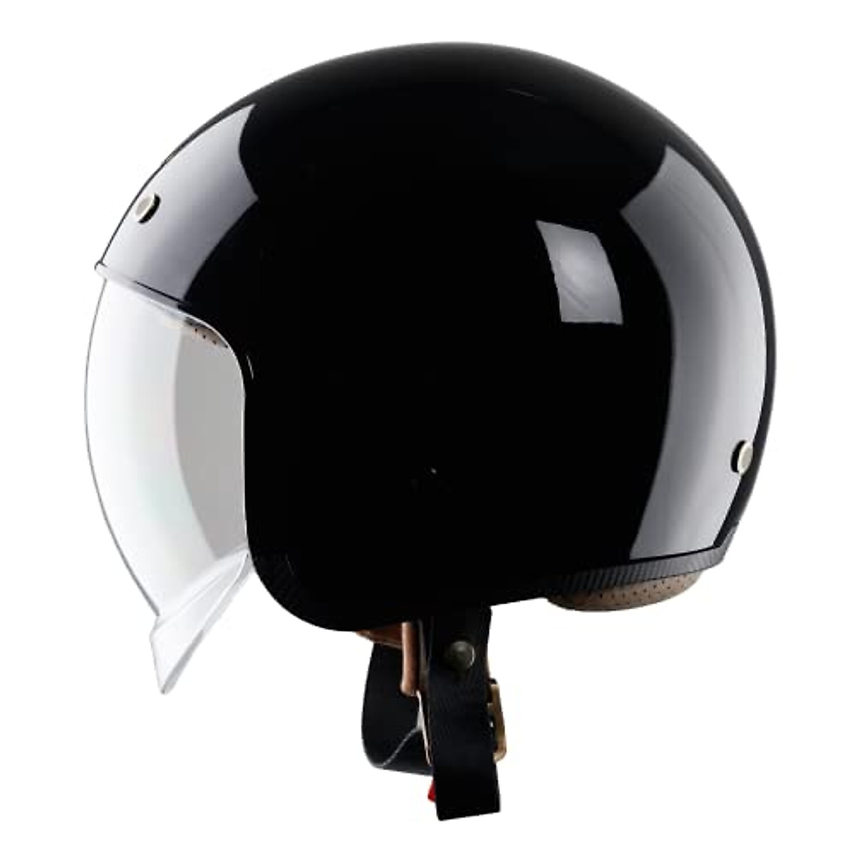 Royal M139 Open Face Motorcycle Helmet - Retro & Vintage Style, 3/4 Vespa & Scooter Helmet, Multi-Sport Impact Protection
