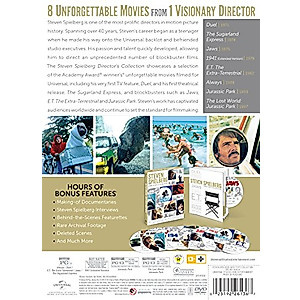 Steven Spielberg Director's Collection (Jaws / E.T. The Extra-Terrestrial / Jurassic Park / The Lost World: Jurassic Park / Duel / The Sugarland Express / 1941 / Always)