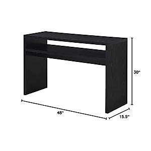 Convenience Concepts Northfield Deluxe Console Table, Black