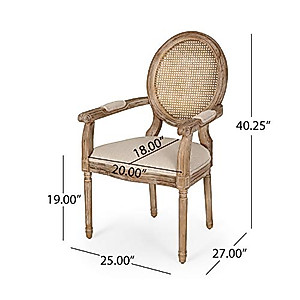 Christopher Knight Home Judith DINING CHAIR SETS, Wood, Beige + Natural