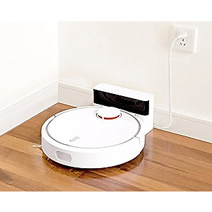 Xiaomi Mi Smart Automated Robot Vacuum Cleaner 1st Generation - Robotic Self-Charging, 5200mAh, 1800Pa Suction, App Control, Path Planning Vaccum Sweeper Easy for Hard Floor and Carpet