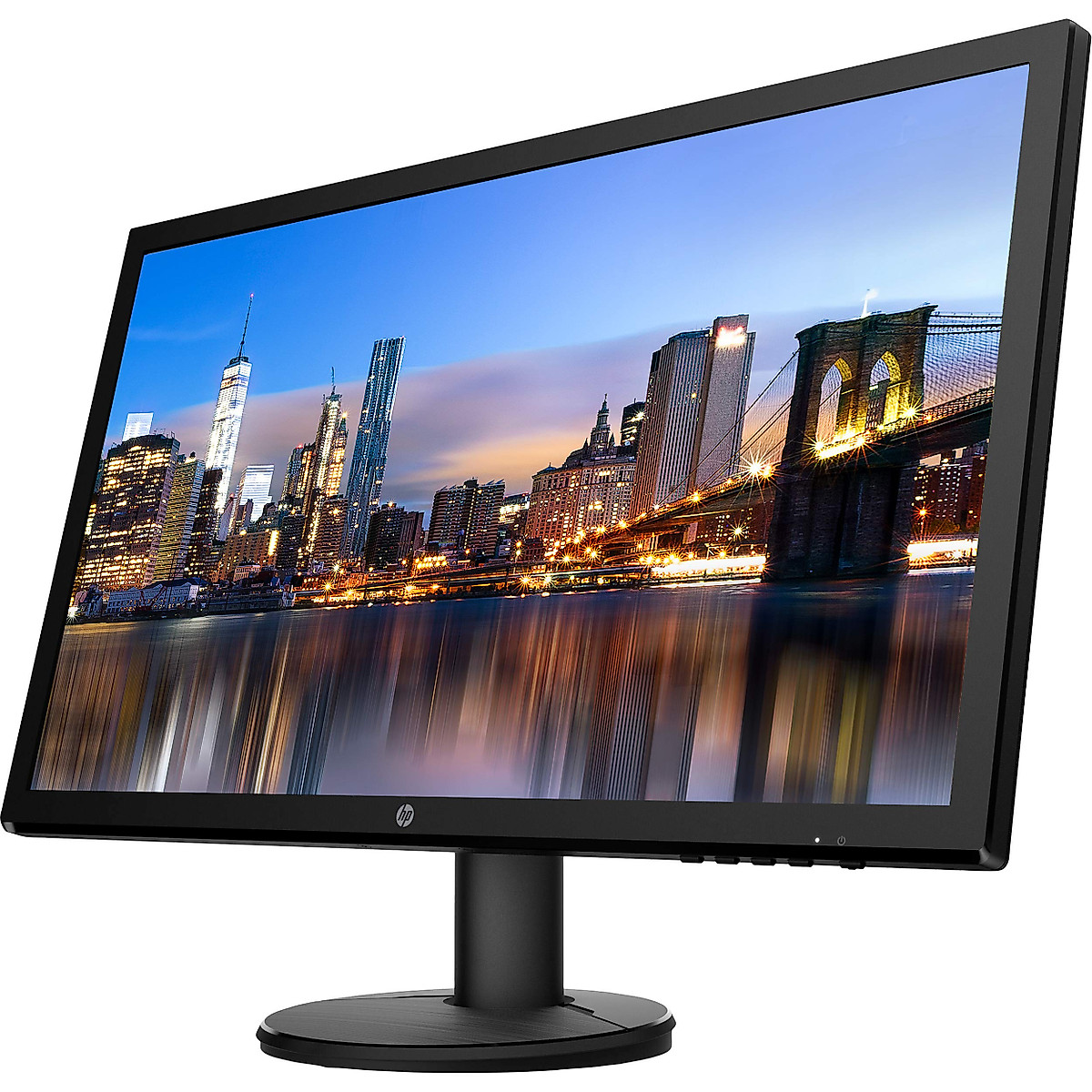 HP V24 24 Inch FHD LED-Backlit LCD 2-Pack Monitor Bundle with HDMI, Dual Monitor Stand, FreeSync, MK270 Wireless Keyboard and Mouse Combo, Gel Pad