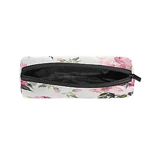 Watercolor Florals Pencil Case Office Pencil Holder Pouch Bag Pen Pencil Stationery Cosmetic Bag