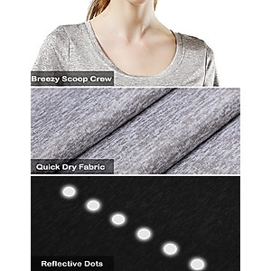 5 Pack Women's Quick Dry Short Sleeve T Shirts, Athletic Workout Tee Tops for Gym Yoga Running (Set 1, X-Large)