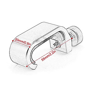 Bag Frame Hook,Bag Frame Hook Crotchet Crotchet Adjustable Modification for Vespa GTS//LXV(A (silver))