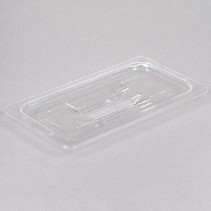 Restaurant Supplies 3 Polycarbonate Food Pan Lids 1/3 Third Size Clear