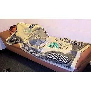 FLEECE THROW BLANKET Milion Dolar (71" X 35")