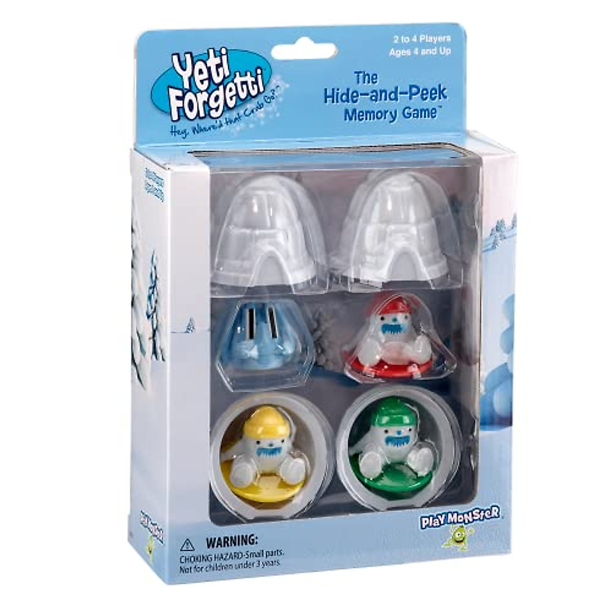Yeti Forgetti -- Award-Winning Children's Game -- Hey, Where'd That Crab Go? -- Ages 4+ -- 2-4 Players