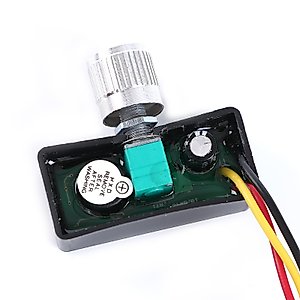 Adjustable Pressure Switch of Electric Spray, 12V Motor Speed Controller, Control Machine Rotation Speed, Suitable for Agriculture, Animal Husbandry, Fishery, Forestry (with Buzzer Alarm)