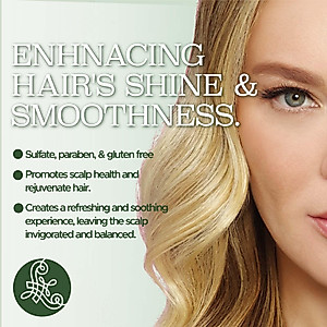 Luseta Rosemary Mint Strengthening Shampoo and Conditioner Provide Nourishment & Smoothness for Thin Hair,Reduce Frizz and Add Shine for All Hair Types 16.9oz×2