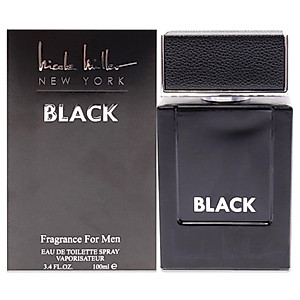 Nicole Miller Black Mens Eau De Toilette Spray 3.4 Oz