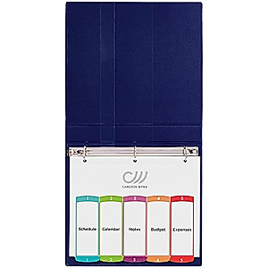Avery 5 Tab Dividers for 3 Ring Binders, Customizable Table of Contents, Multicolor Tabs, 5 Packs, 5 Sets Total (11840)