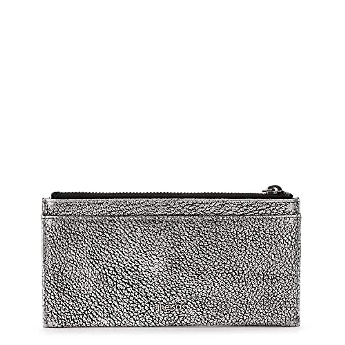 the sak womens Neva Large Leather Card Wallet, Dark Silver, One Size US