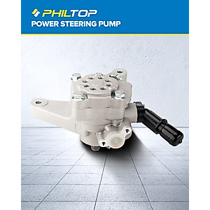 PHILTOP 21-5494 Power Steering Pump Direct Fits Accord 2008-2012 3.5L, Pilot 2009-2011, Accord Crosstour 2010 2011, Crosstour 2012 3.5L, Power Steering Asist 56110R70A11, 56110R70A12