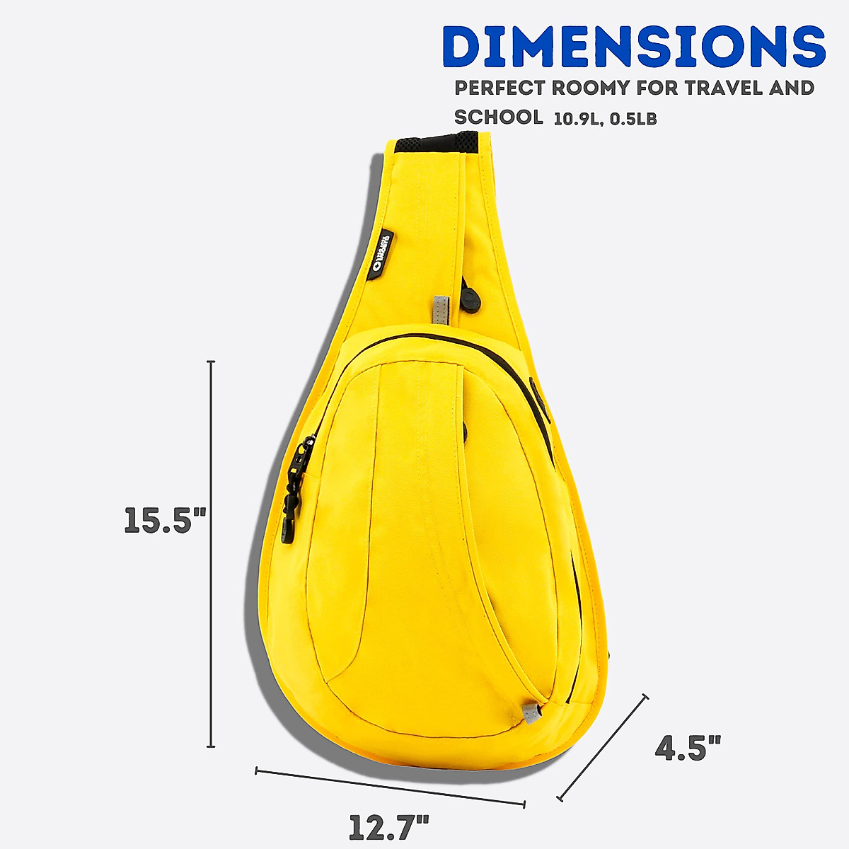 J World New York Stacy Mini Sling Backpack, Tangerine Yellow, One Size