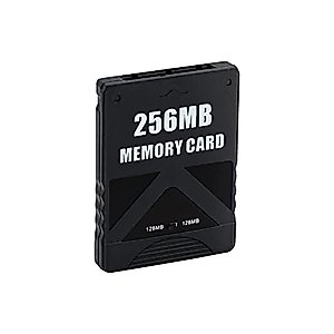 Mcbazel 256MB High Speed Game Memory Card for Playstation 2 - Black (1 Pack)