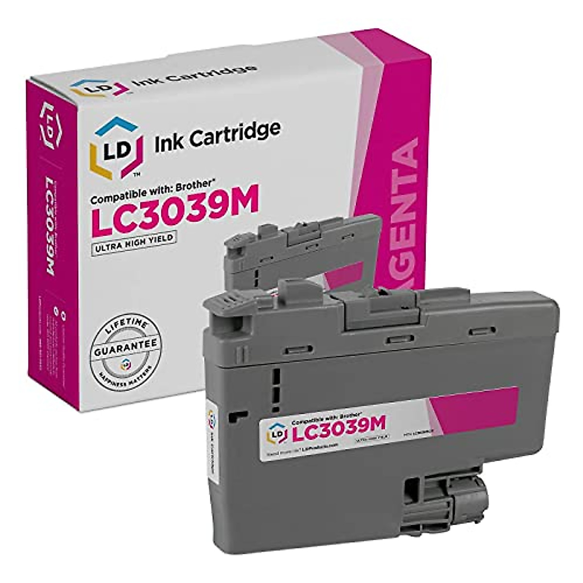 LD Compatible Ink Cartridge Replacement for Brother LC3039M Ultra High Yield (Magenta)