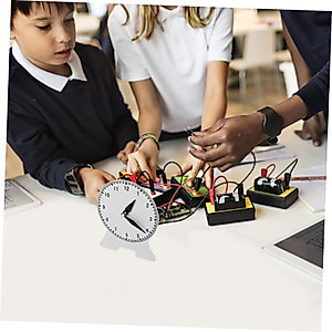 ULTECHNOVO 1pc Clock Model Clocks Brain Toy Toys for Learning to Tell Time Tools Desktop Clock Puzzle Toy Clock Props Tabletop Clock Plastic Learning Bell Concise Student