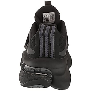 adidas Men's AlphaBoost V1 Running Shoe, Black/Grey/Carbon, 11