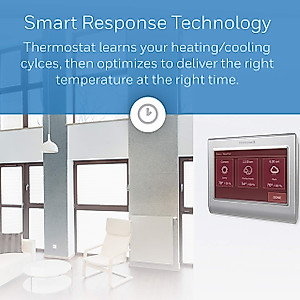 Honeywell Home RTH9585WF1004 Wi-Fi Smart Color Thermostat, 7 Day Programmable, Touch Screen, Energy Star, Alexa Ready (Renewed)