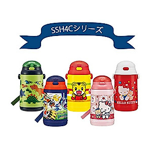 Skater SSH4C-SP-A Straw Gasket Set, Push Open Silicone Straw Bottle, 13.5 fl oz (400 ml), Replacement Straws