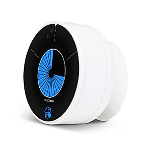 TIME TIMER WASH — 30 Second Visual Timer Promoting Proper Hand Washing for Preschool, Kindergarten and Adults, Hands Free, Touch-Less Handwashing, Bathroom Timer with Optional Music Sound