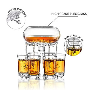 Kunpeng Shot Blasting Machine (with 6 Shot Blasting cups), Shot Blasting Machine, Party Supplies,6 Shot Glass Dispenser Holder