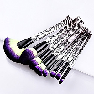 Hair Brush for The Shower Lip 8Pcs Foundation Pro Powder Brushes Makeup Tool Eyeliner Set Eyeshadow Brush Brush Concealer Brush under Eye