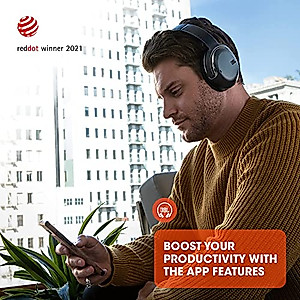 JBL Tour ONE Wireless Noise Cancelling Bluetooth Headphones, Hi-Res Audio, Perfect Voice Clarity Phone Calls, up to 50H Battery, Google Assistant and Amazon Alexa (Black) (Renewed)