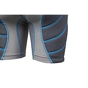 CHAMPRO Windmill Women's Sliding Short - Polyester/Spandex, Women's Medium, Grey