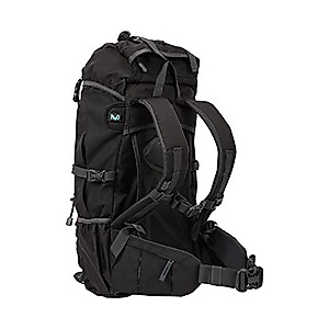 Mountain Warehouse Venture 40L Backpack - Travel Bag for Men & Women Black Women's Fit