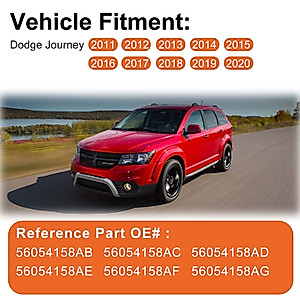 Boeeda Rear View Backup Camera Compatible with Dodge Journey 2011-2020 Park Assist Camera Replaces# 56054158AB 56054158AC 56054158AD 56054158AE 56054158AF 56054158AG (Dodge Journey 2011-2020)