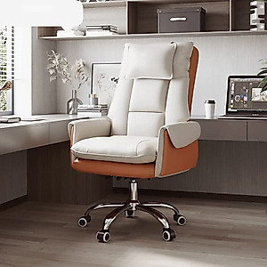 KXDTZ Sofa Office Chair, Gaming Chair Computer Chair Backrest with Footrest Reclining Swivel Chair