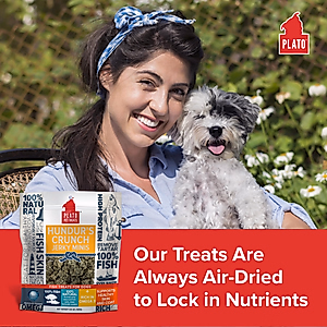 Hundur's Crunch Single Ingredient Cod Skin Dog Treats – Minis