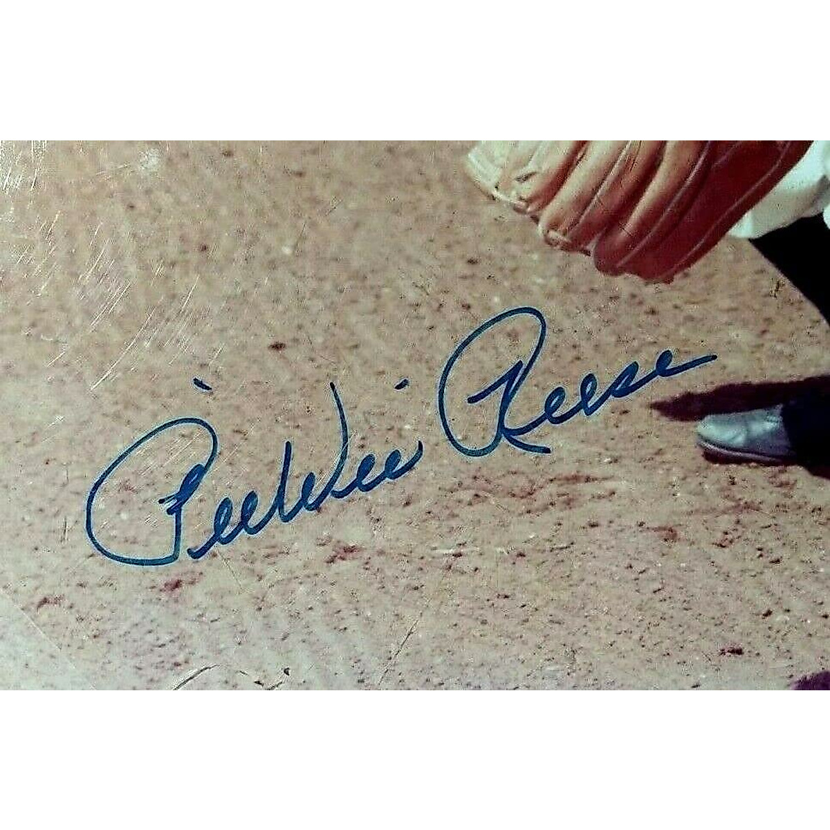 Pee Wee Reese Brooklyn Dodger MLB Hall of Fame Signed 8x10 Photo Plaque