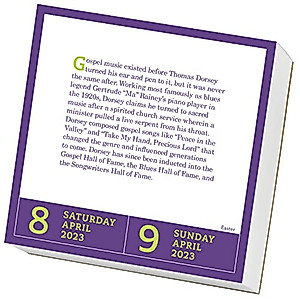 A Year of Good Black News Page-A-Day Calendar 2023: Because Just One Black History Month Isn't Enough