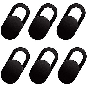 Webcam Cover Ultra-Thin Design Set of six Suitable for Notebook Computers PC MacBook pro iMac IPad Mobile Phones (only Some Models of mo)