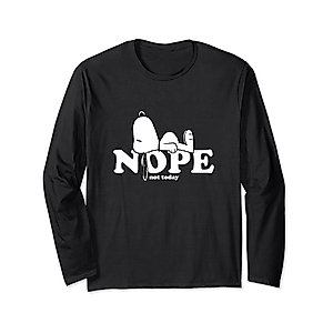 Peanuts - Snoopy Nope Long Sleeve T-Shirt