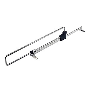 Coshar 2 Pack Extendable Clothes Hanger Adjustable Pull Out Valet Rod Sliding Closet Valet Rod Rail for Wardrobe Closet Storage Organizer, Screws Included (11-Inch)