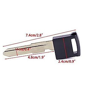 CITALL Uncut Remote Key Blank Blade Insert Fit for Suzuki SX-4 Grand Vitara 2006-2012 (Fulfilled by Amazon)