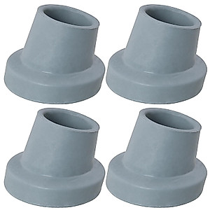 MEETOOT 4pcs 1-1/8" ID Slope Rubber Tips Non Slip Shower Bench Tub Transfer Benches Suction Cup Feet for Shower Chair Bath Seat