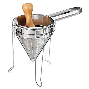 New Star Foodservice 42566 3-Piece Stainless Steel China Cap Strainer Set