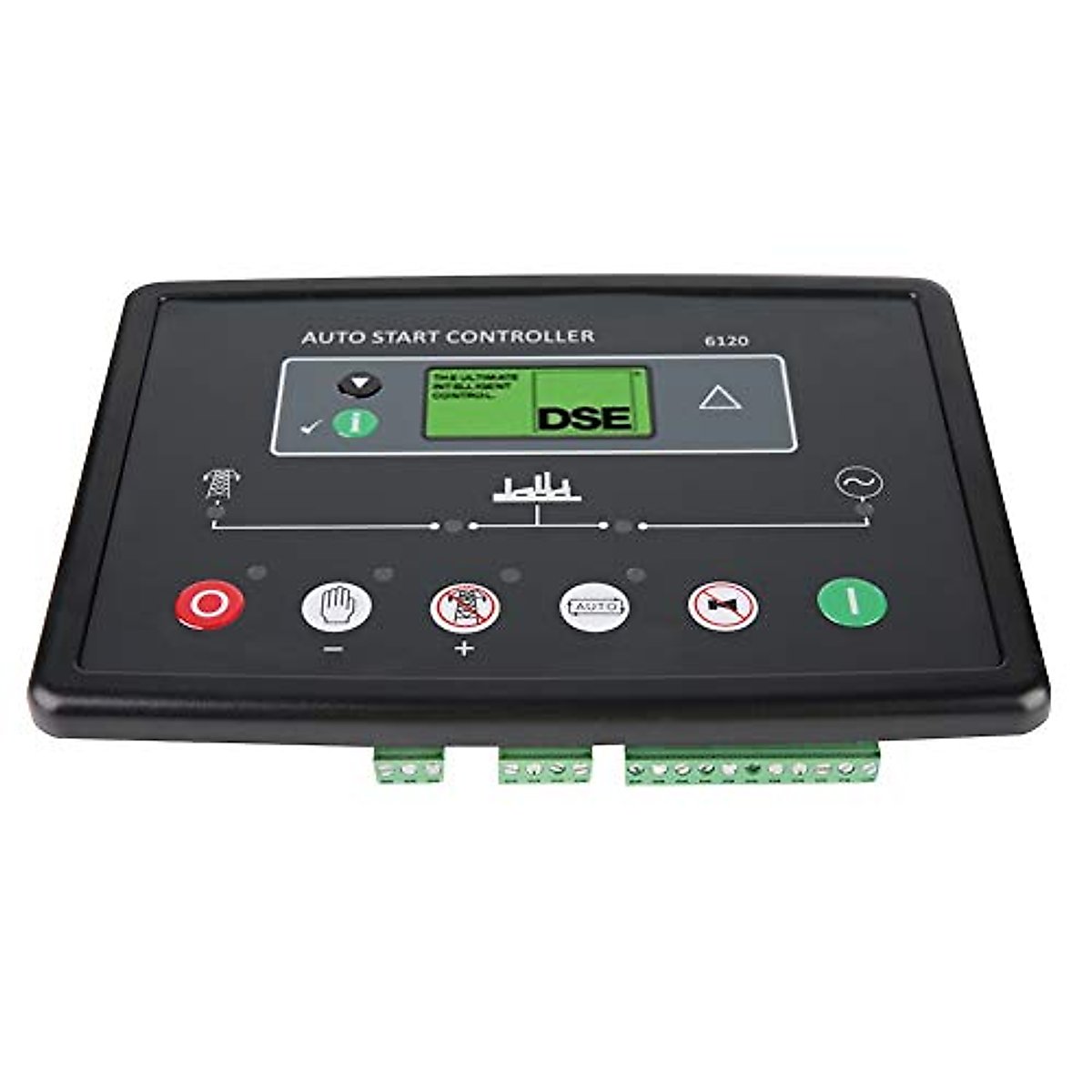 YWBL-WH DSE6120 Deep Sea Electronic Generator Controller Module Control Panel 0-10 V / 4-20mA oil pressure LCD Display, Dynamo