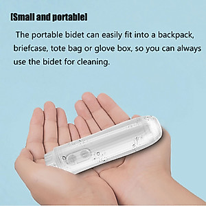 New-Star Portable Bidet Foldable Handheld Personal Travel Bidet, 180° Adjustable Water Pressure, Rear Wash for Personal Hygiene Cleaning/ Soothing Postpartum Care/ Perineal & Hemmoroid Treatmen (pink)