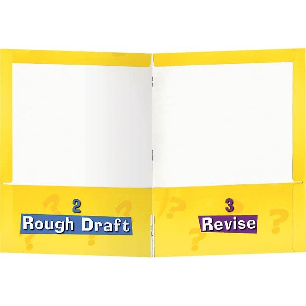 Really Good Stuff Writing Process 4-Pocket Laminated Student Folders, 9.5" by 12" (Set of 12) - Keep Students Organized and Teaches Writing Process, Store Work-in-Progress and Monitor Progression