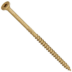 The Hillman Group 967737 10 X 4 Power Pro Outdoor Wood Screw, 900-Pack