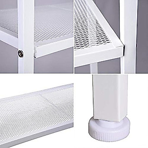 Goujxcy 4 Tier Bookshelf,Wall Bookshelves Leaning Ladder Bookshelf Metal Book Rack Narrow Shelving Unit Entryway Cabinet Organizer Display Home Furniture