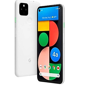 Google Pixel 4a 5G Clearly White (Renewed)