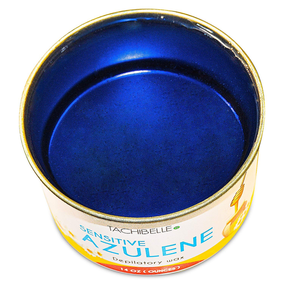 Tachibelle Depilatory Wax 14 Oz Professional Hair Removal, Women Men, Home Waxing for All Body and Brazilian Bikini Made in Italy (Azulene Wax)