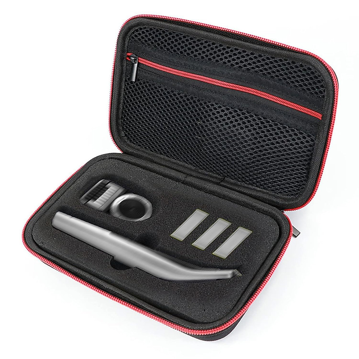 LinMei Travel Trimmer Case Compatible with One blade QP6510/70 QP6520/70 Pro Wet Dry Electric Shaver Hard Portable Storage Carrying Case for Shavers and Accessories